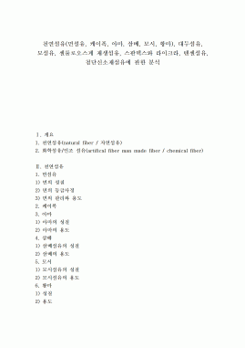 [섬유][천연섬유][면][삼베][모시][라이크라][텐셀][첨단신소재섬유]천연섬유(면섬유, 케이폭, 아마, 삼베, 모시, 황마), 대두섬유, 모섬유, 셀룰로오스계 재생섬유, 스판덱스, 라이크라, 텐셀섬유, 첨단신소재섬유-1페이지