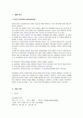 모성케이스(자궁선근증)-1페이지