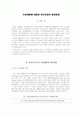 한우산업의 발전방향 -1페이지