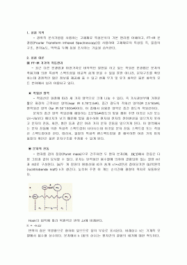 FR-IR 분광법 레포트 자료-1페이지