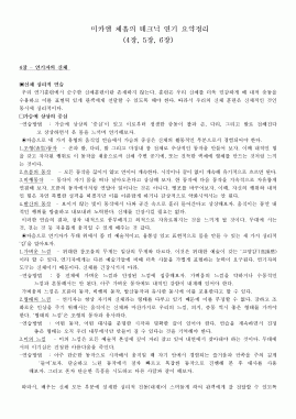 미카엘체홉 테크닉 연기 요약정리(4장, 5장, 6장)-1페이지