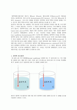 열역학의 제 1,2,3법칙-1페이지