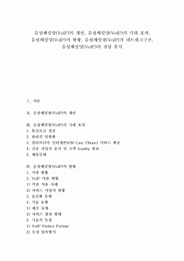 [음성패킷망][VoIP][음성패킷망(VoIP) 네트워크구조][음성패킷망(VoIP) 전망]음성패킷망(VoIP) 개념, 음성패킷망(VoIP) 기대 효과, 음성패킷망(VoIP) 현황, 음성패킷망(VoIP) 네트워크구조, 음성패킷망(VoIP) 전망-1페이지