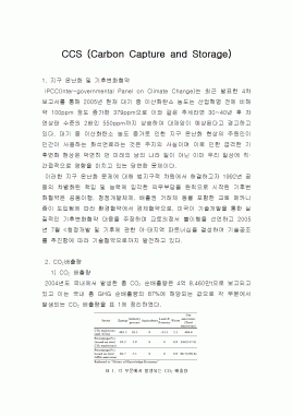 CCS에 대하여 레포트 자료-1페이지