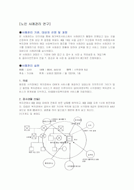 노인 사례연구[가게도와 생태도를 활용하여 작성 A5장)-1페이지
