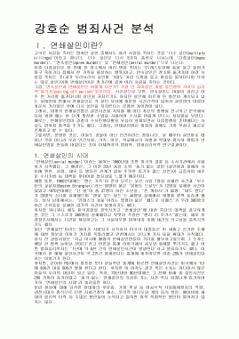 강호순 사건분석-1페이지
