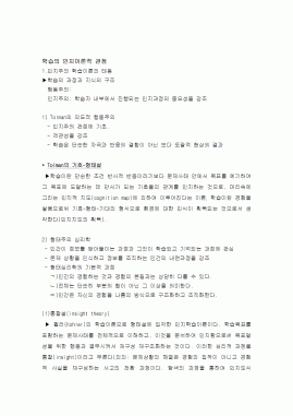 교육심리학(인지이론)-1페이지