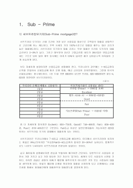 서브프라임 IB의 위기 서브프라임 서브프라임모기지 투자은행 금융위기 FRB-1페이지