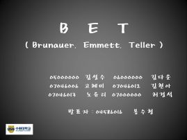 BET 기기분석과 이론-1페이지