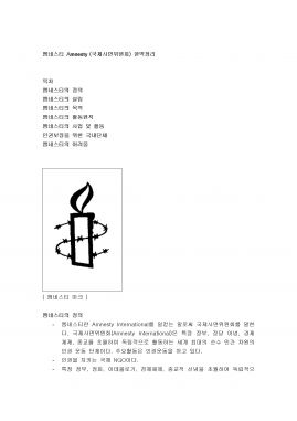 엠네스티 Amnesty (국제사면위원회) 완벽정리-1페이지