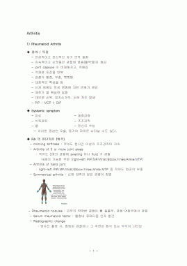 arthritis (관절염)-1페이지