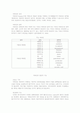 비타민의 기능-1페이지