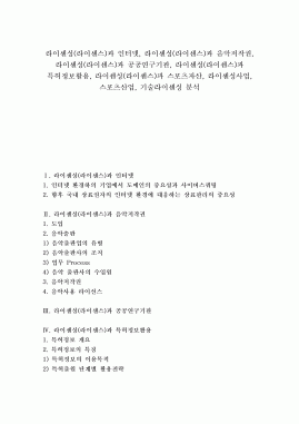 라이센싱(라이센스)과 인터넷, 라이센싱(라이센스)과 음악저작권, 라이센싱(라이센스)과 공공연구기관, 라이센싱(라이센스)과 특허정보활용, 라이센싱(라이센스)과 스포츠자산,라이센싱사업,스포츠산업,기술라이센싱-1페이지