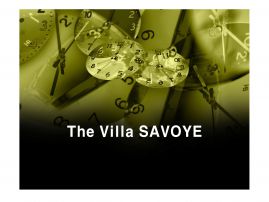 The Villa SAVOYE 레포트 자료-1페이지