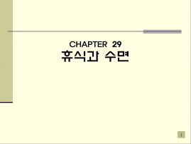 휴식과수면 레포트 자료-1페이지