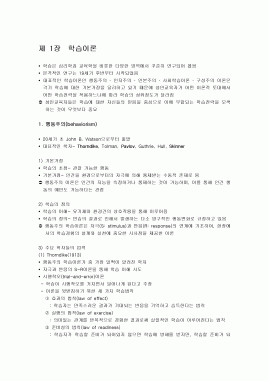 학습이론 레포트-1페이지