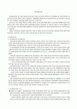 일선동조론 레포트 자료-1페이지