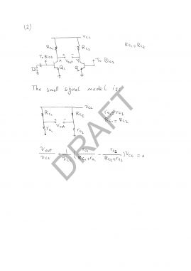 Razavi - fundamentals of microelectronics(전자회로) 10장 솔루션-1페이지