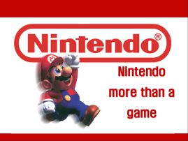 nintendo(닌텐도) 경영전략분석 영문발표자료-1페이지