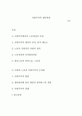 사회주의적 생산과정-1페이지