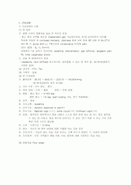 [간호학]cerebral infarction case study-1페이지