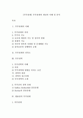 [부부관계] 부부관계의 개념과 이해 및 분석-1페이지