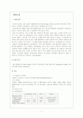 [간호학]폐렴case study-1페이지