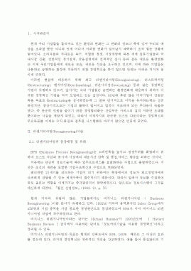 리엔지니어링과리스트럭처링-1페이지