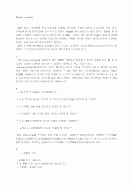 System analysis 레포트 자료-1페이지