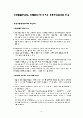 해상화물운송장, 권리포기선하증권과 복합운송증권의 비교-1페이지