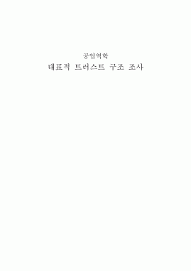 대표적 트러스트 구조 조사-1페이지