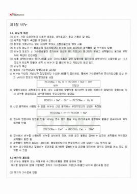 2011년 1학기 세탁과염색 출석대체시험 핵심체크-1페이지