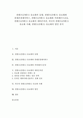 컨텐츠(콘텐츠) 유료화 동향, 컨텐츠(콘텐츠) 유료화와 휴대폰결제서비스, 컨텐츠(콘텐츠) 유료화와 카피레프트운동, 컨텐츠(콘텐츠) 유료화 네티즌의견, 외국 컨텐츠(콘텐츠) 유료화 사례, 컨텐츠 유료화 방안-1페이지