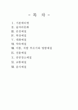 일본의 매너와 에티켓-1페이지