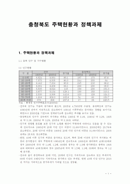 주택정책론(충청북도)-1페이지