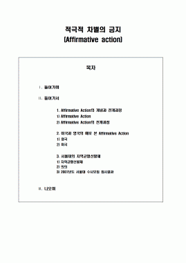 Affirmative action-1페이지