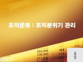 조직분위기 관리-1페이지