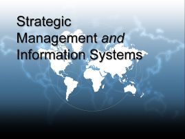 Strategic Management and Information Systems,strategic management-1페이지