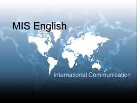 MIS English - International Communication (Midterm)-1페이지