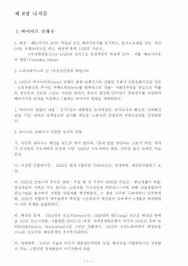제 8장 나치즘 -1페이지