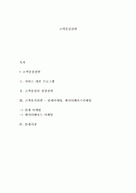 고객중심전략-1페이지