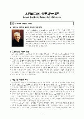 스턴버그의 성공지능이론-1페이지
