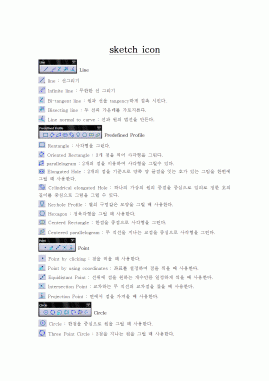 카티아 아이콘 및 기능 설명-1페이지
