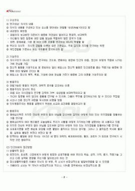 2011년 2학기 인간과심리 기말시험 핵심체크-1페이지
