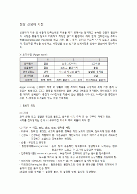 [자연과학] 정상 신생아 사정-1페이지