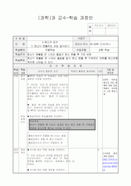 5)과학-화산이 분출할 때 나오는 물질과 화산 분출 후 지표 변화(중안)-1페이지