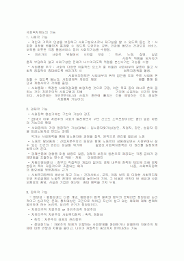사회복지제도 기능-1페이지