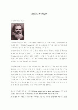 카이로프랙틱이란?-1페이지