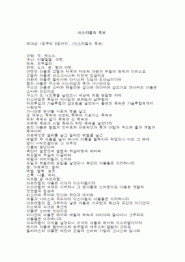 이스라엘 족보, 12지파후손, 골리앗의 족보-1페이지