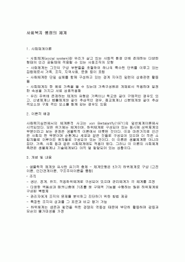 복지행정의 체계-1페이지